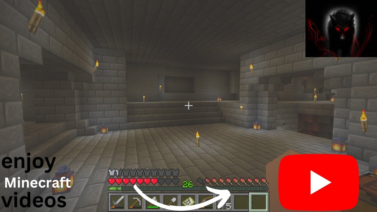 Minecraft underground base pt 5 turning the underground base roof into ...