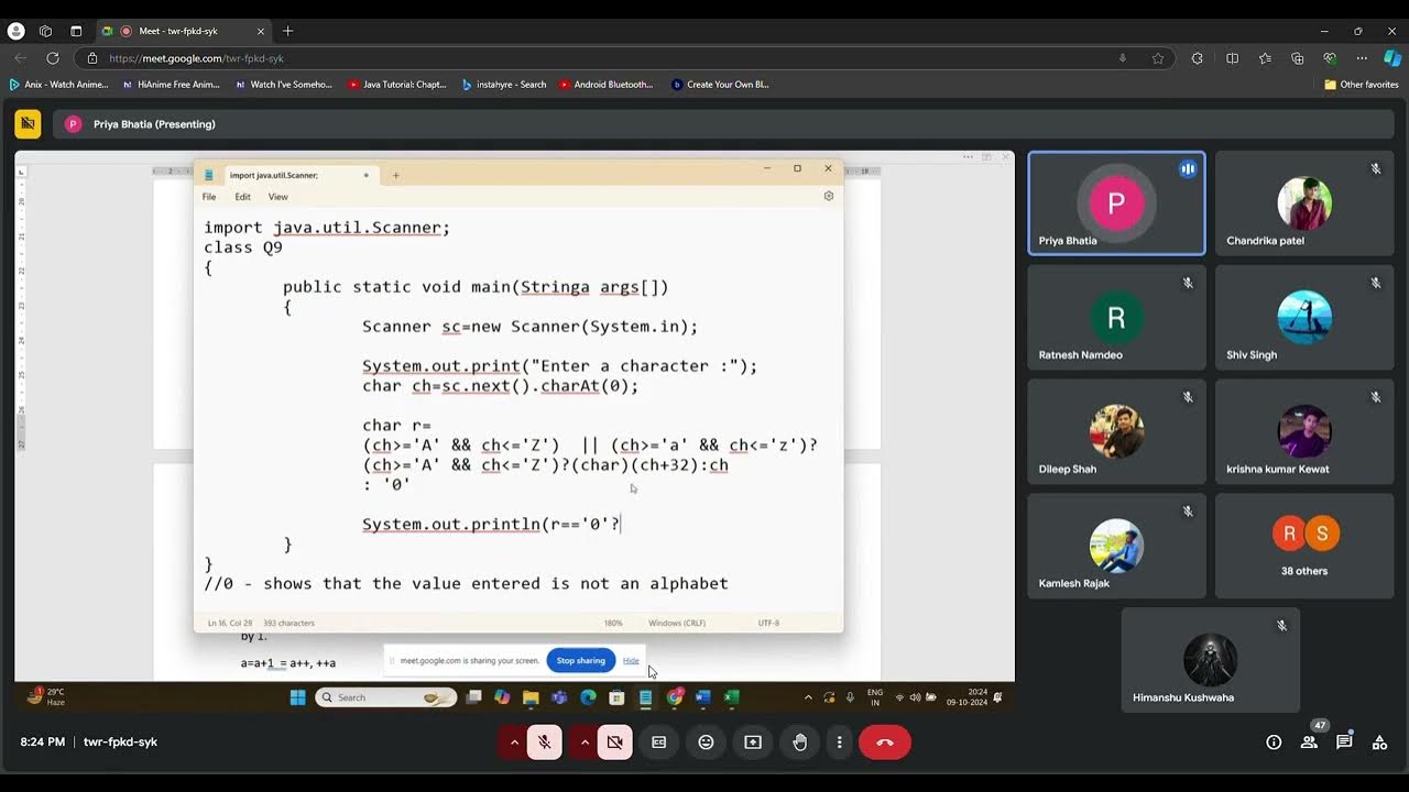 JAVA | EXERCISE | PRIYA BHATIA| - YouTube