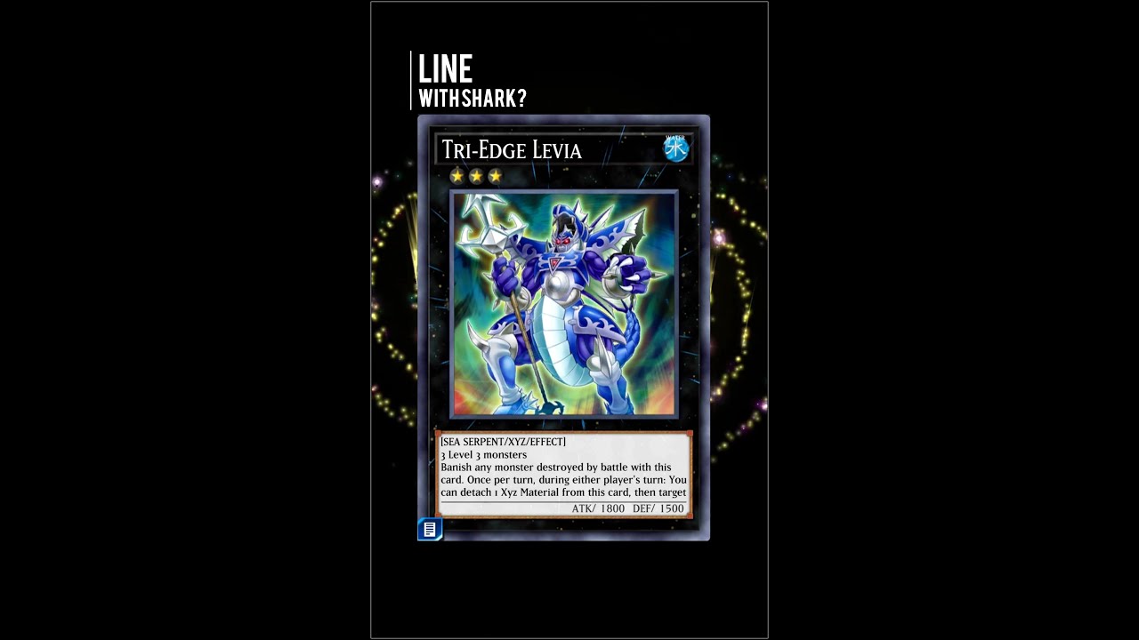 Yugioh Duel Links - Does Shark have a LINE with Tri-Edge Levia? - YouTube