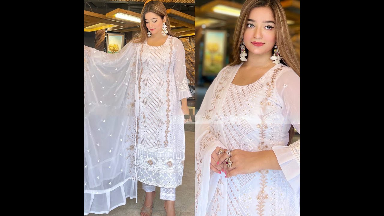 White Dress / Sada Jama 🤩 12 Colour Available . Offer Price 1200 Tk ...