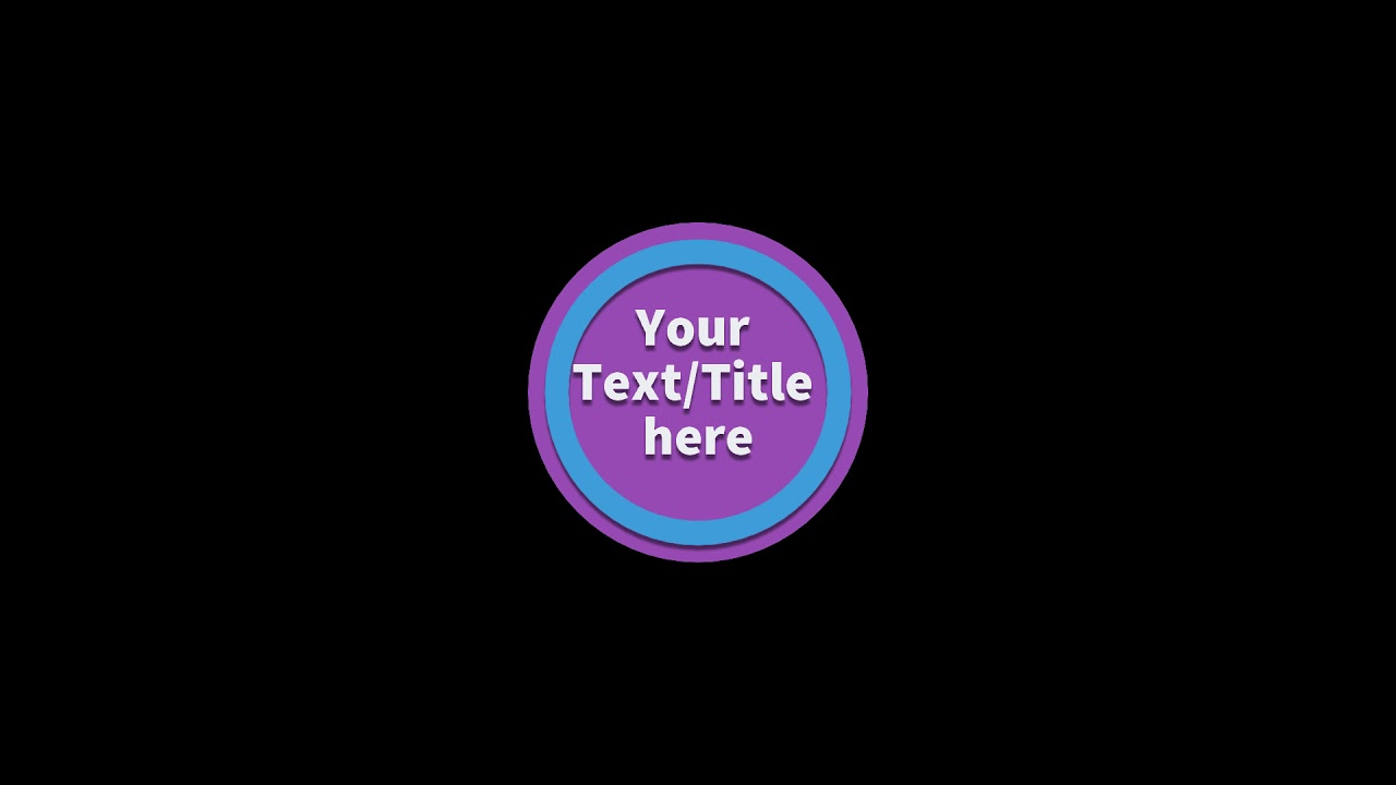 pop up logo circle - YouTube