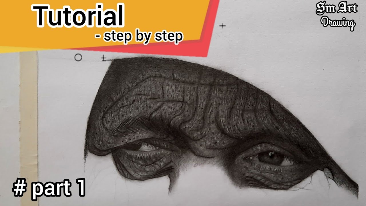 Hyper Realistic Portrait Drawing Tutorial || step by step || for ...