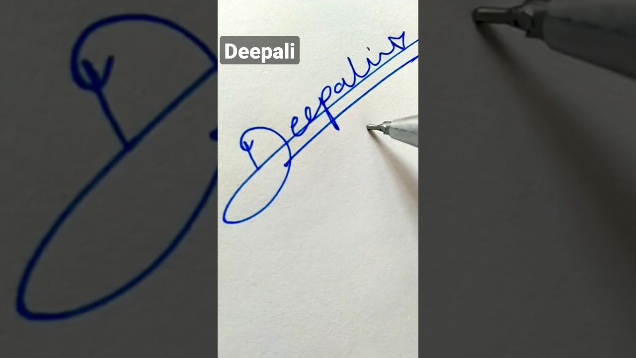 Signature style "Deepali"🖊️ Comment your name!! | Please subscribe if ...