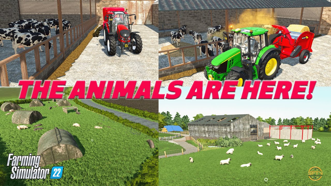 The Northern Farms now has ANIMALS! I'm building a FS22 Map, check out ...