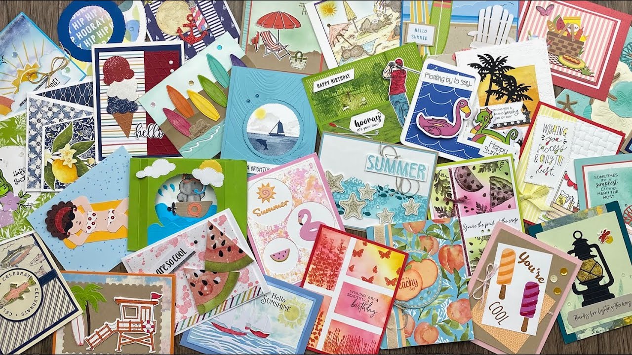 60+ Summer Card Ideas | The Great, Big Card Swap Showcase, July 2024 ...