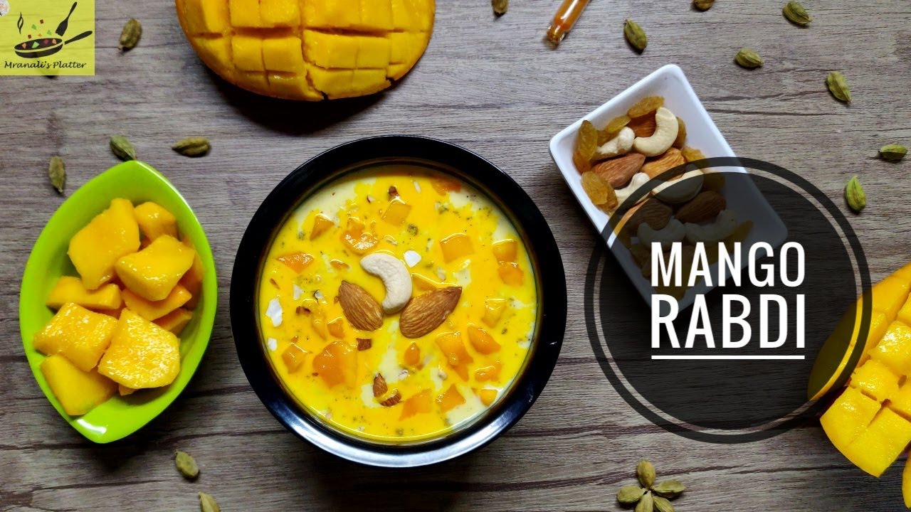 Mango Rabdi recipe| ब्रज की प्रसिद्ध लच्छेदार खुरचन वाली आम की रबड़ी ...