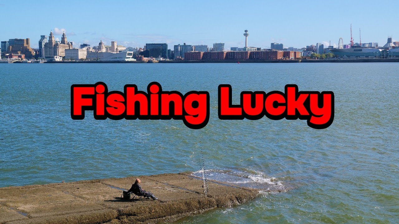 Fishing Lucky! UK Sea Fishing - River Mersey - YouTube