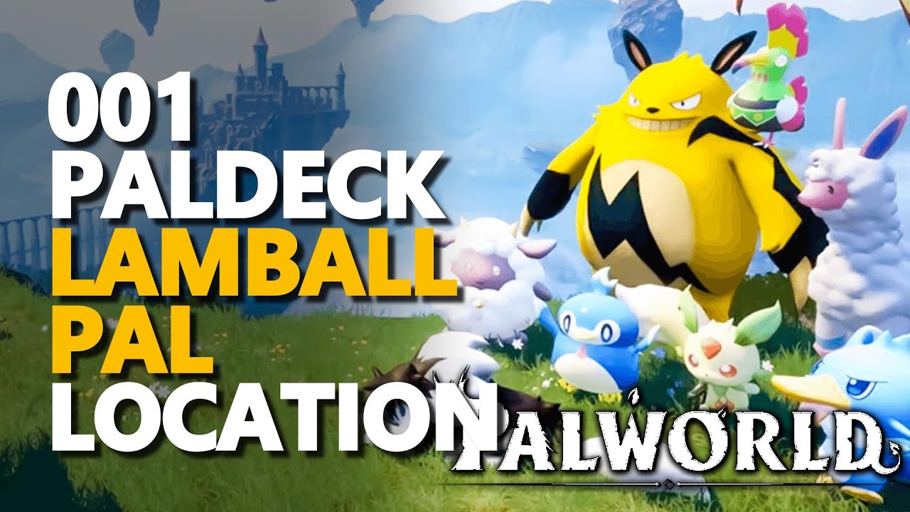 Paldeck Pal 001 Lamball Location Palworld - YouTube
