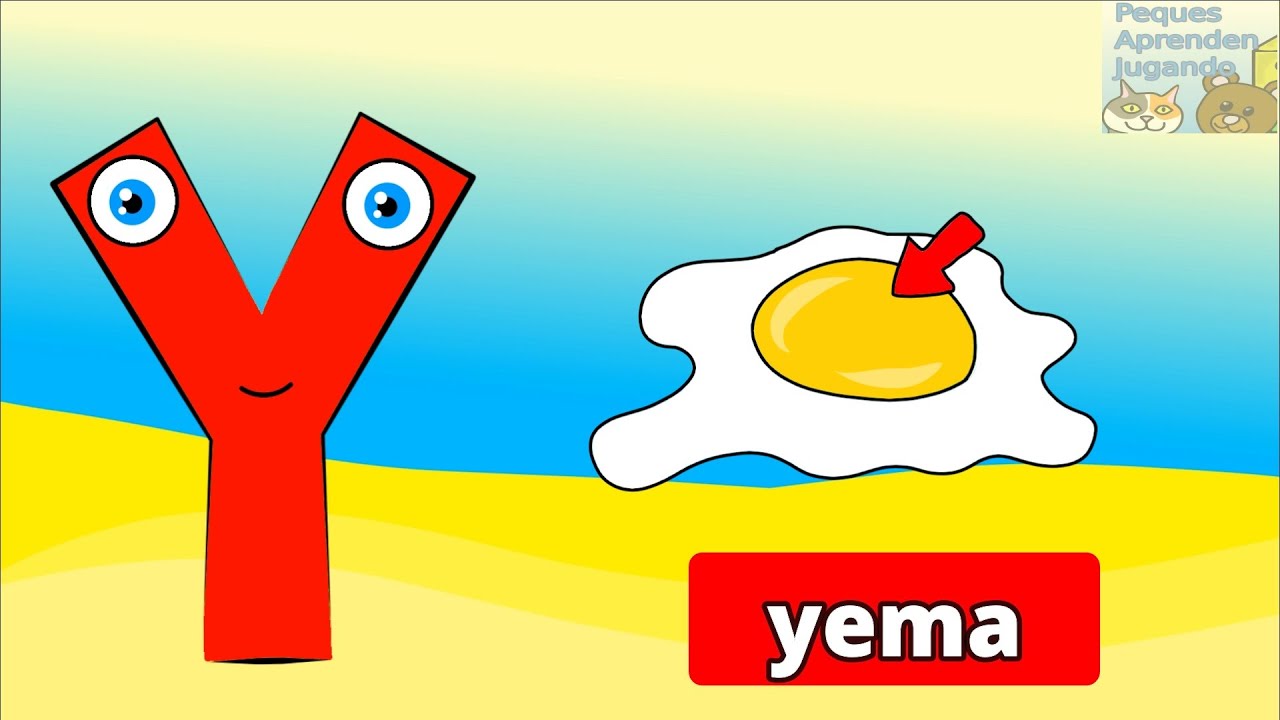 Letra Y para niños Sílabas YA, YE, YI, YO, YU Palabras con y Video de ...