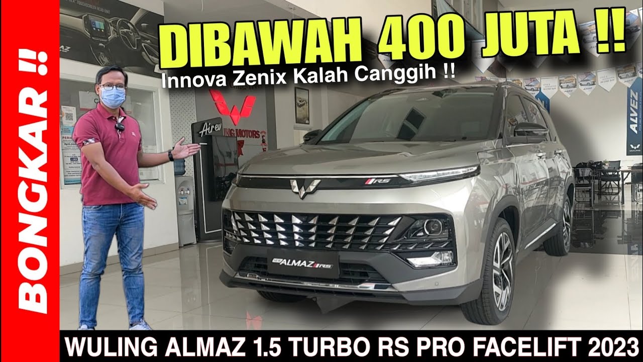 Bongkar !! WULING NEW ALMAZ 1.5 TURBO RS PRO NON HYBRID 2023 || Review ...