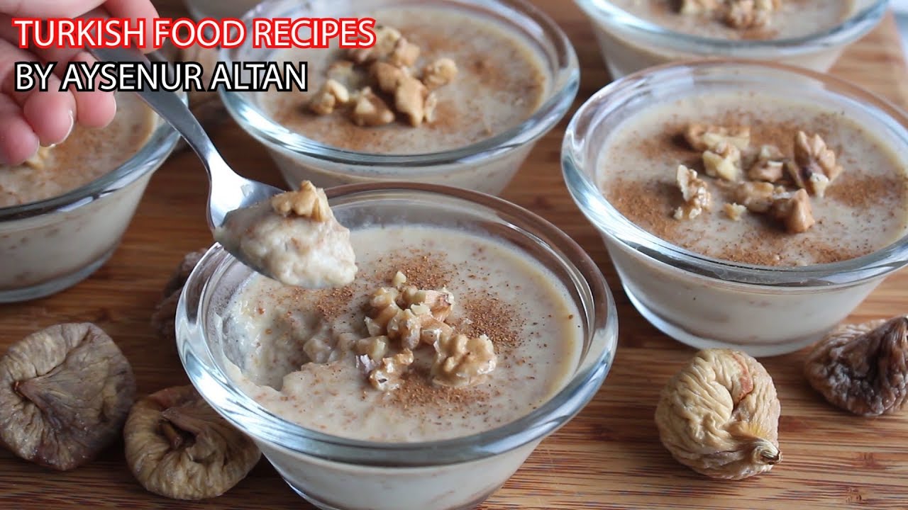 Turkish Fig Pudding With 2 Ingredients - NO SUGAR, NO FLOUR - YouTube