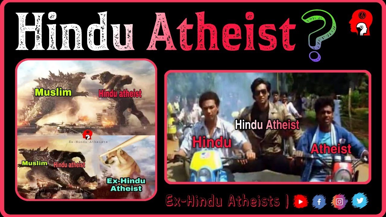 Live | Hindi || Ex-Hindu Atheists Vs Hindu Atheist | Tribute Rohith ...