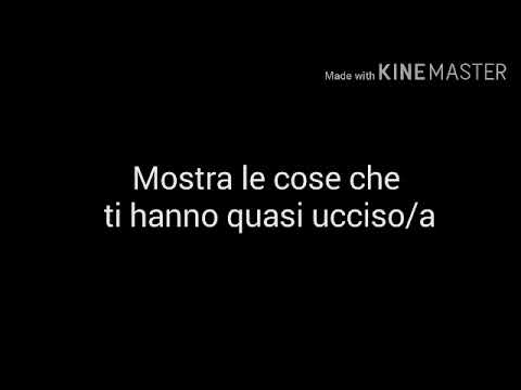 💀 Mostra le cose che ti hanno quasi ucciso/a 💀 •BIANCA•   Niente copertina