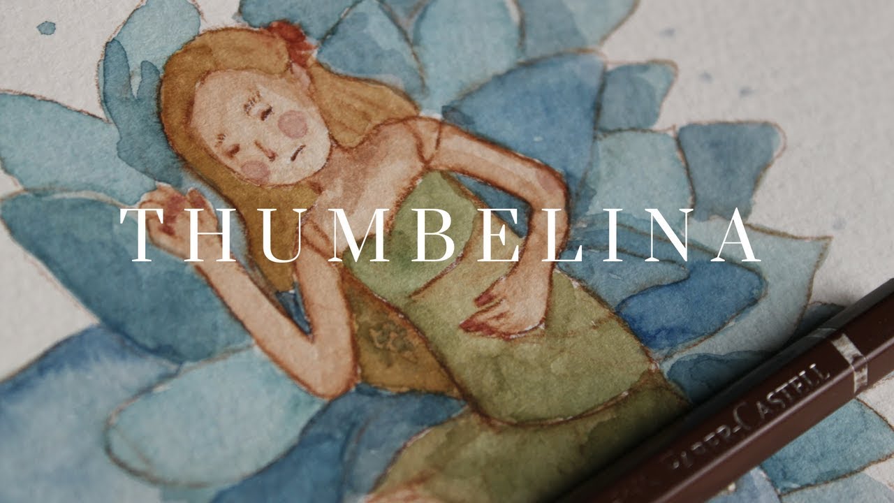 How to Draw Thumbelina - YouTube