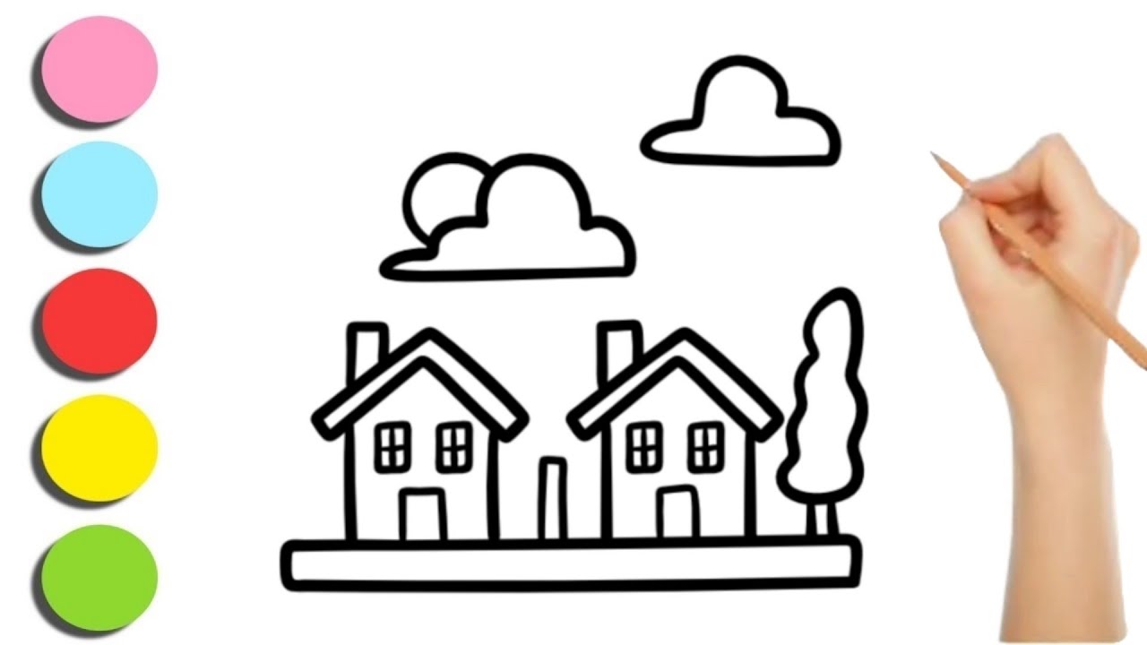 Real Estate Drawing, Painting & Coloring for Kids & Toddlers | Real ...