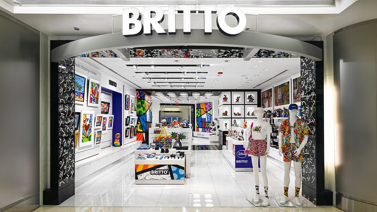 BRITTO® Store - Miami International Airport - YouTube