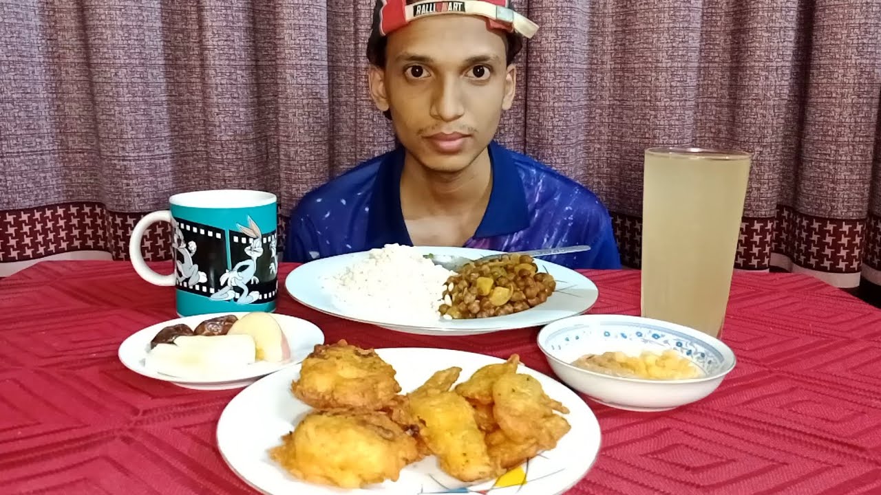 Asmr eating ramadan iftar | Iftar eating show - YouTube