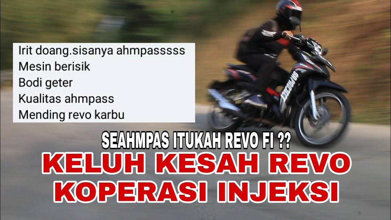 REVO KOPERASI TER ...... ⁉️KELUHAN USER HONDA REVO FI DI FACEBOOK ...