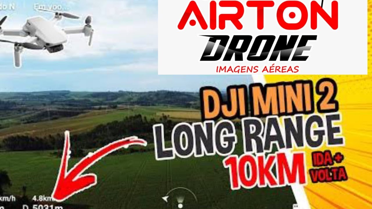 LONG RANGE 5 KM-DRONE DJI MINI 2 - YouTube