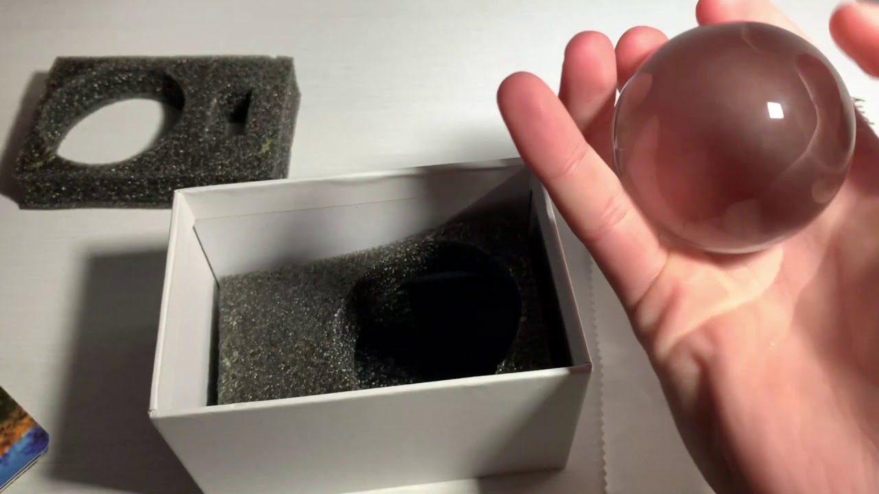 Tensphy K9 Crystal Lensball Review - YouTube