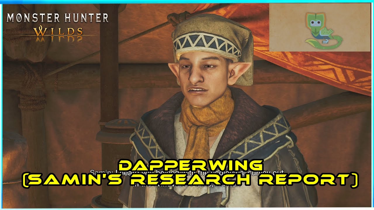 Dapperwing Side Mission (Samin's Research Report) Monster Hunter Wilds ...