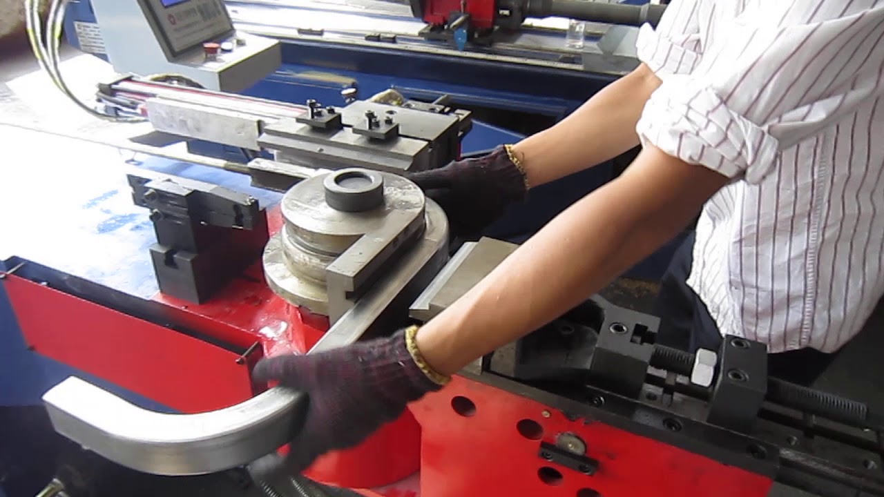 50NC curved square tube - YouTube