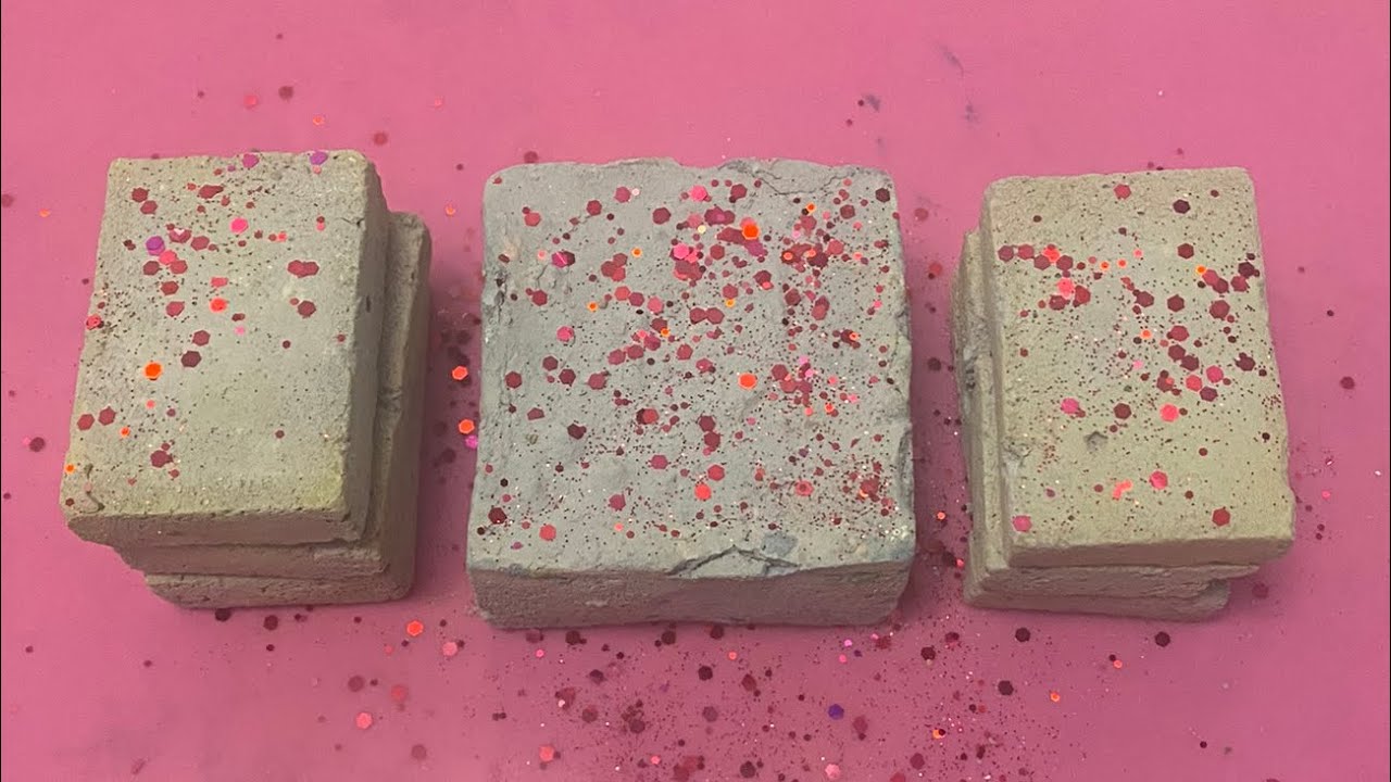 Extra Thick Chalk Block & Bars with Glitter 💗 - YouTube