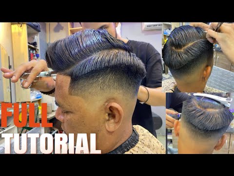 HOW TO FADE WITH SCISSOR AND COMB | FULL TUTORIAL haircut 2023 - YouTube