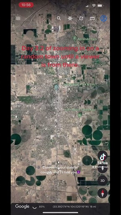 Zooming in on a random town. #maps #geography #zoom #usa #googleearth - YouTube