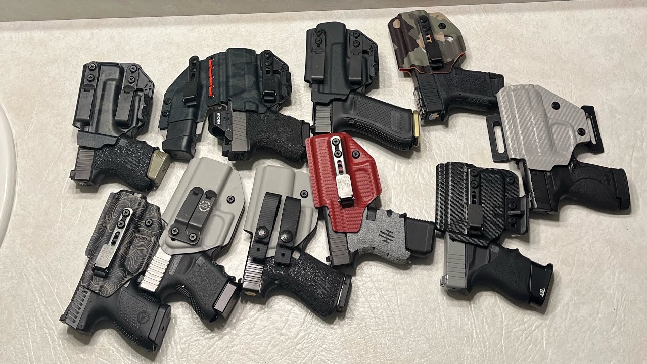 Different Holsters For Different Types Of EDC - YouTube