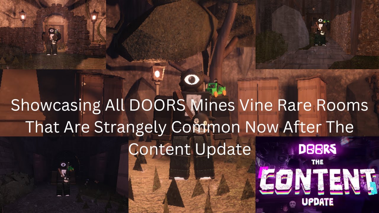 Showcasing All DOORS Rare Vine Rooms That Aren't Rare Anymore... - YouTube
