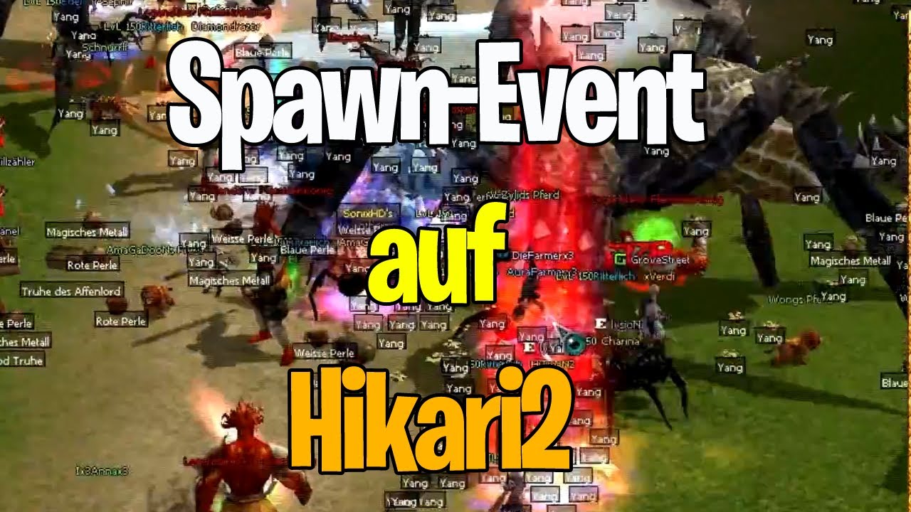 Metin2 [Hikari2] Spawn-Event 12.10.2014 | AuraPhoenix - YouTube