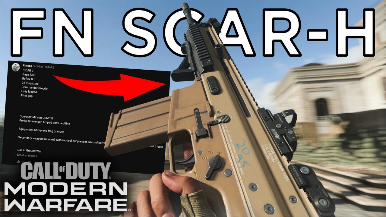 FN SCAR-H (FN Scar 17) Gameplay | Call of Duty Modern Warfare (PS5 ...