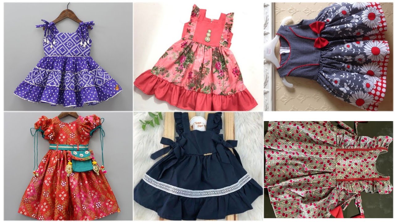 Latest And Stylish Baby Frock Designs 2023 | Homemade Baby Frocks بچیوں ...