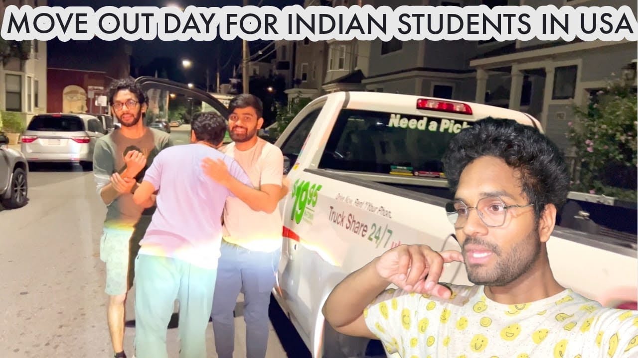 Move In/Out in Life of Indian Students | Northeastern University - YouTube