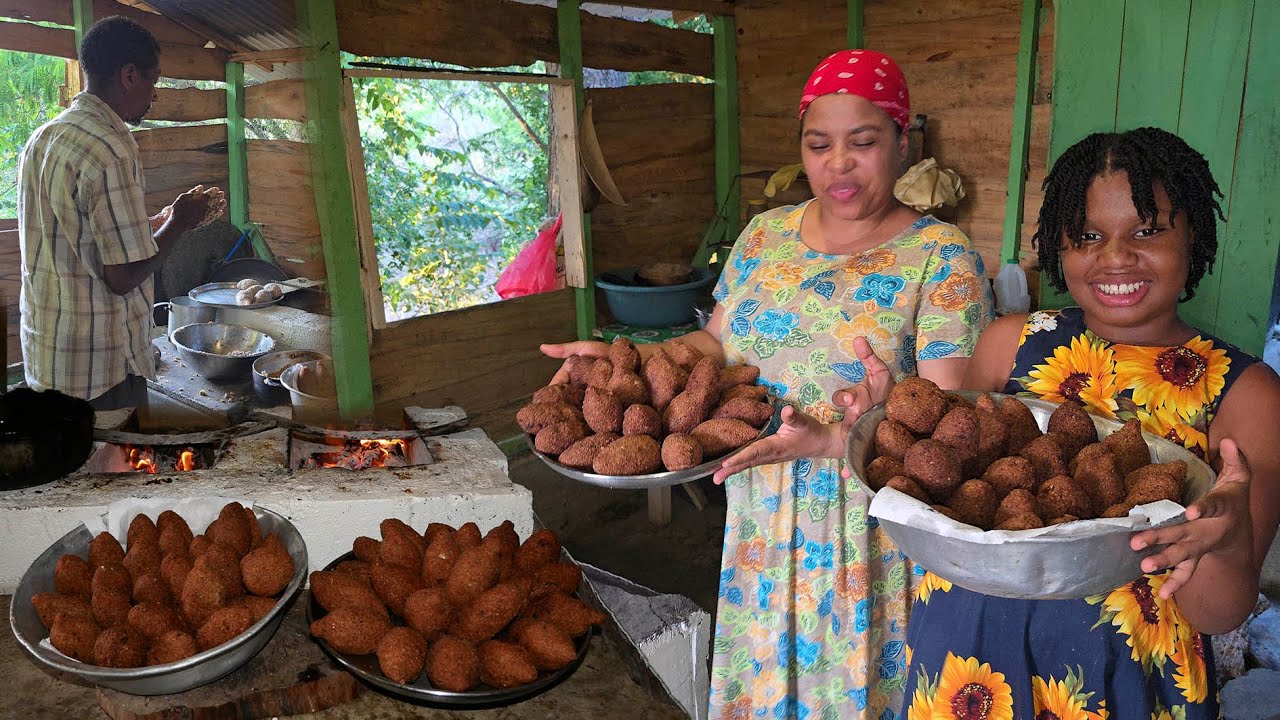 Comida Dominicana del Campo, Quipes de cerdo y queso, comida tipica ...