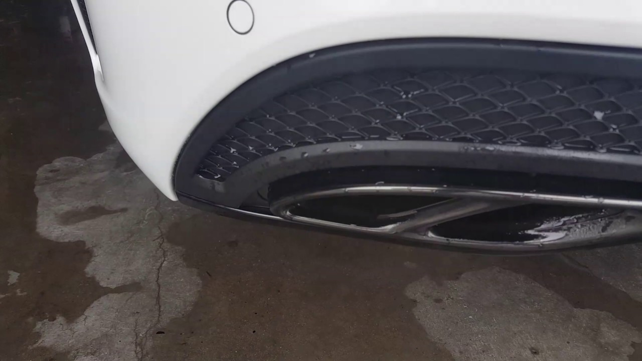 C43 AMG Exhaust Open In Comfort Mode - YouTube