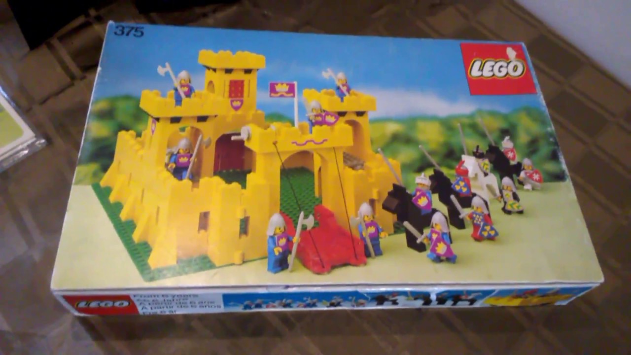 Lego build 1 - yellow castle 375 - Ruben and Emilio - YouTube