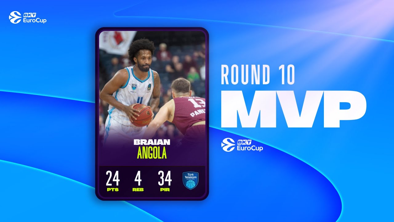 Brian Angola | Round 10 MVP | 2024-25 BKT EuroCup - YouTube