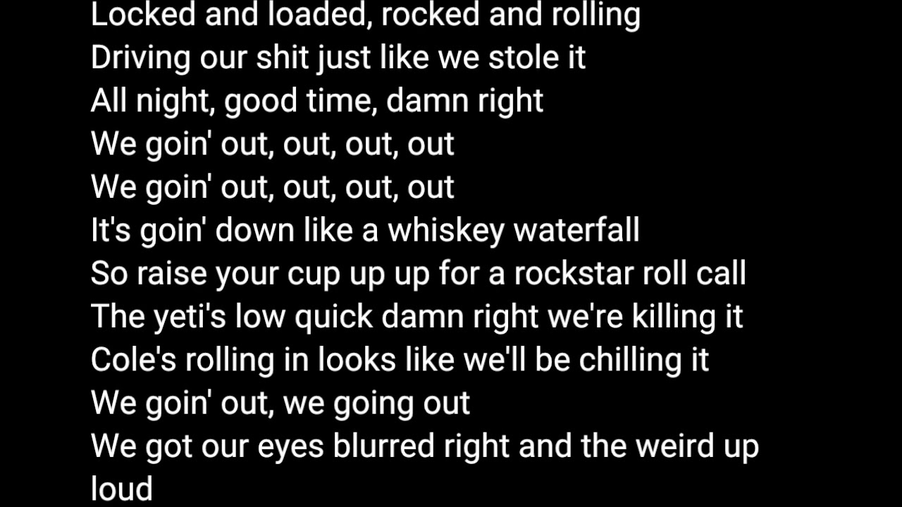 Chase Rice - We Goin' Out (Lyrics on Screen) - YouTube