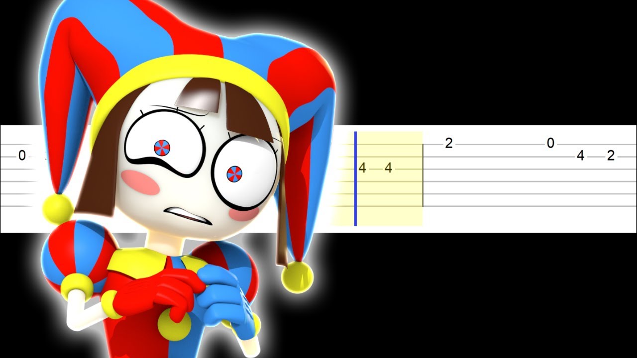 The Amazing Digital Circus - Main Theme (Easy Slow Guitar Tabs Tutorial ...