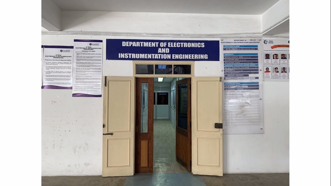 Department of Electronics and Instrumentation Engineering - 2020 - YouTube