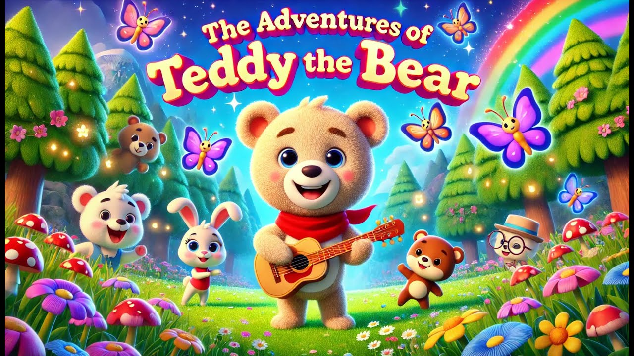 The Adventures of Teddy the Bear 🐻🎶 | Animal Sounds and Fun Kids Song ...