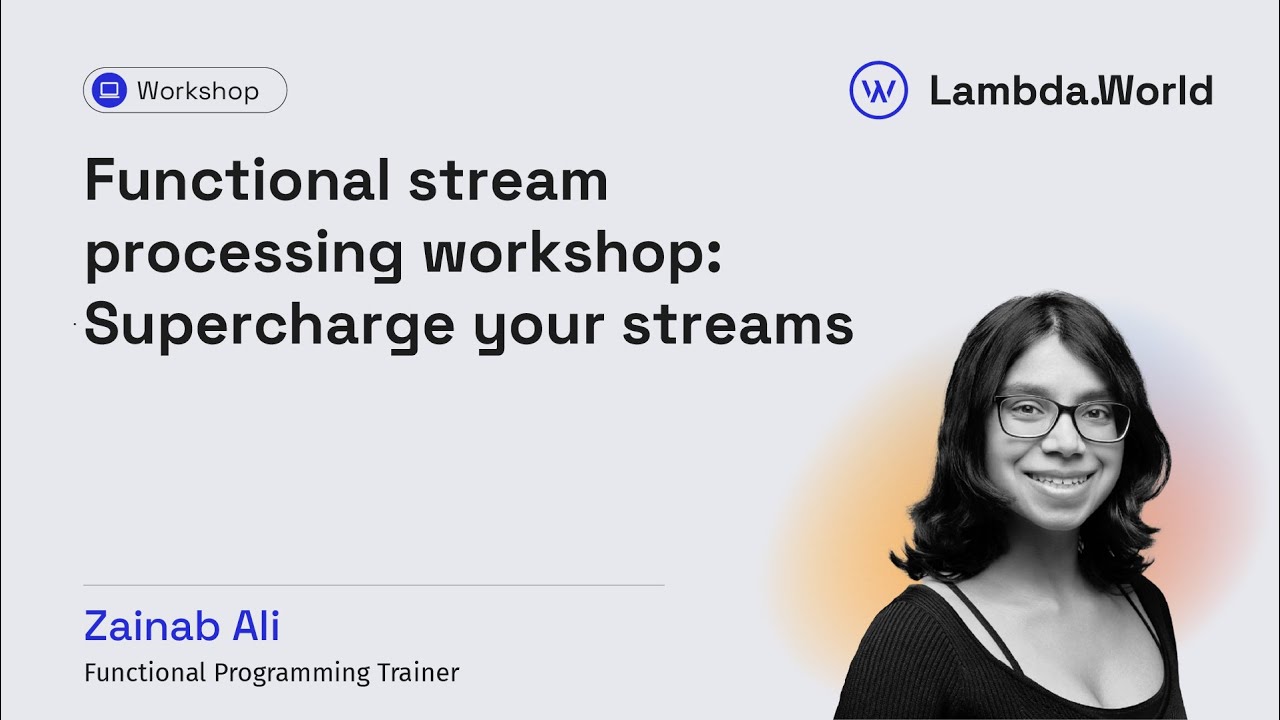 Zainab Ali introduces her workshop on Supercharging your Streams! - YouTube
