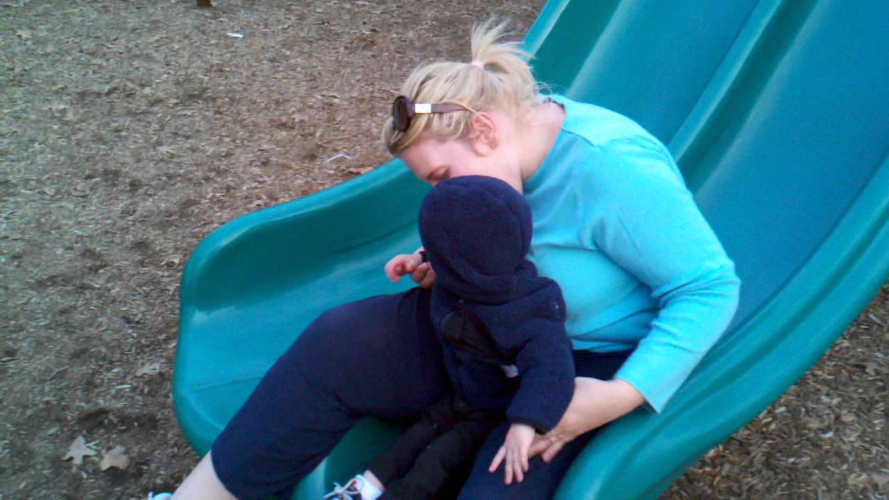 Joseph, on a Slide. Wee! - YouTube