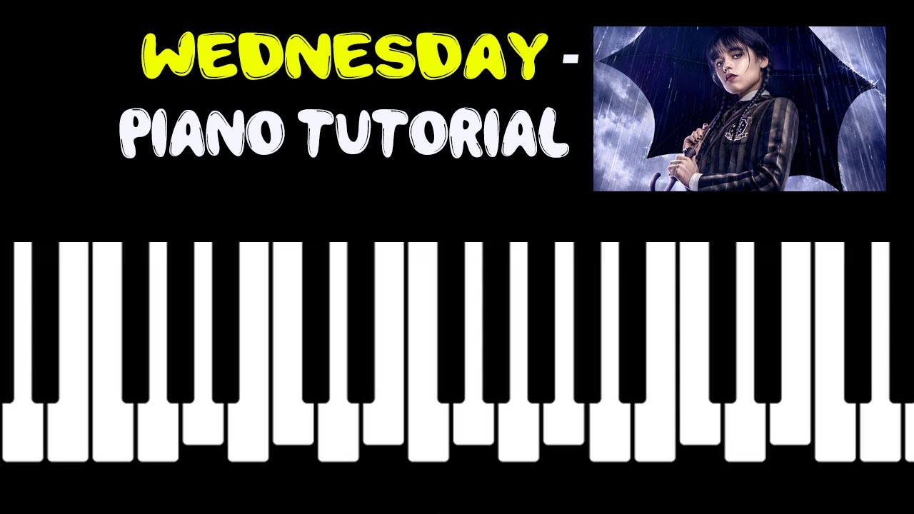 Wednesday (Merlina) - Piano tutorial - YouTube