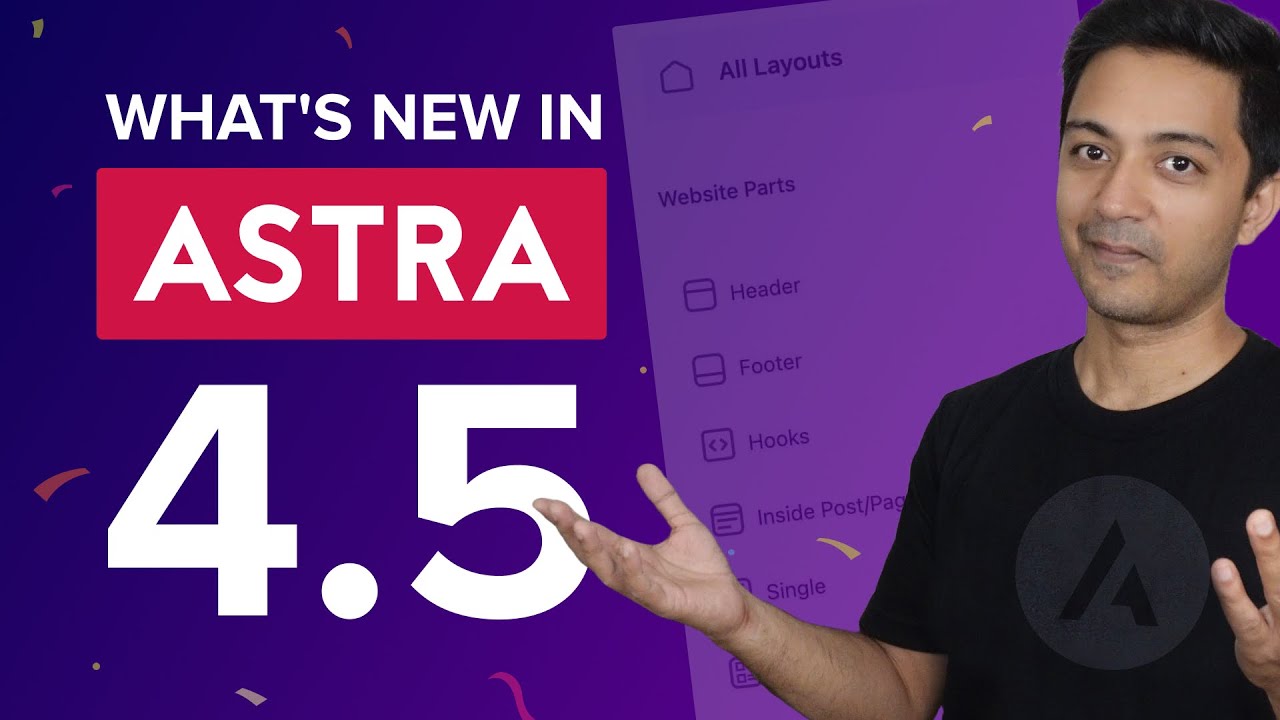 What's new in Astra 4.5 ? Introducing Astra Site Builder - YouTube