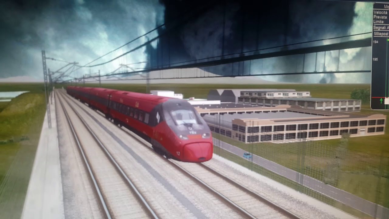 Open Rails Italo evo 675 - YouTube