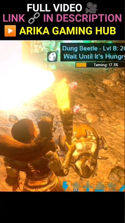 HOW TO TAME DUNG BEETLE 🐞 & SURVIVE IN CAVE || ARK: Survival Evolved Gameplay #78 - YouTube