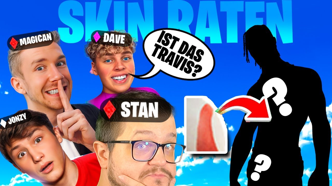 4 CREATOR FORTNITE Skin BINGO mit Magican, Jonzy, DaveNite - YouTube